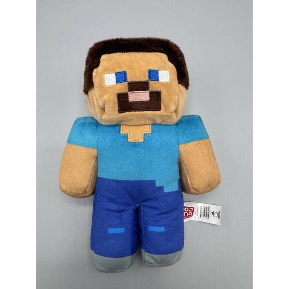 Mattel | Toys | Minecraft Steve Plush Mojang Mattel 8 Stuffed Doll ...